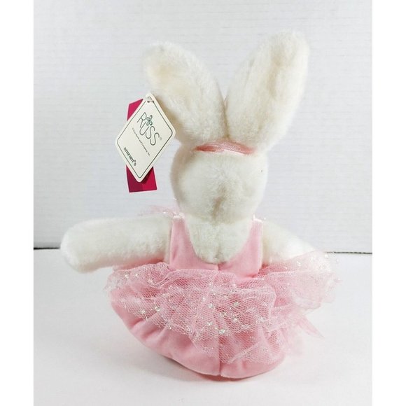 Russ | Toys | Russ Berrie Ophella Little Tutu White Pink Ballerina ...